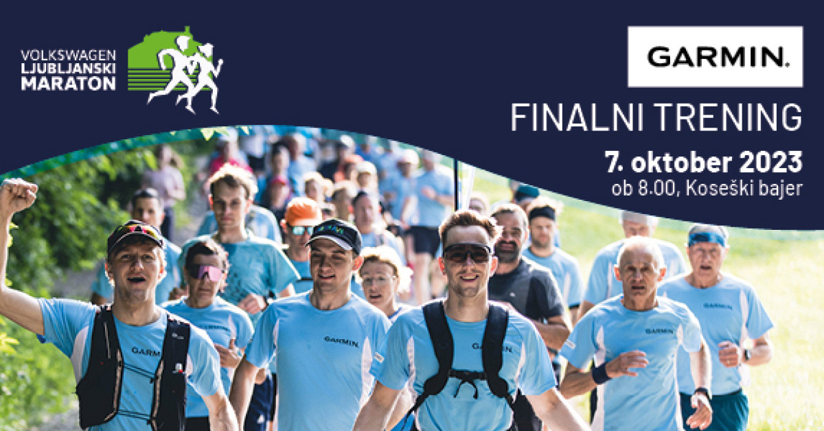 Finalni trening za Garmin tek 10 km | Novice | NLB Ljubljanski maraton