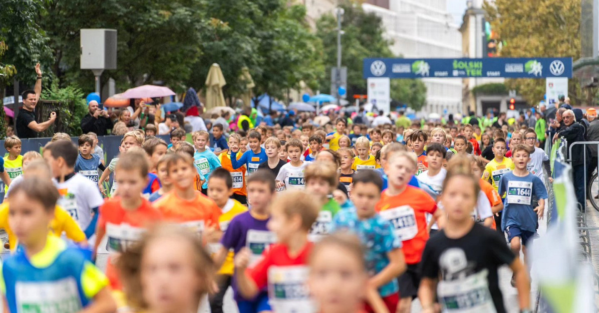 Volkswagen 27. Ljubljanski maraton so odprli mladi tekači | Novice ...