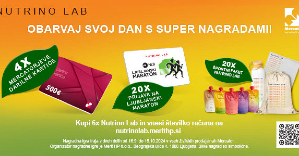 Nutrino LAB podarja startnino za NLB Ljubljanski maraton | Novice | NLB ...